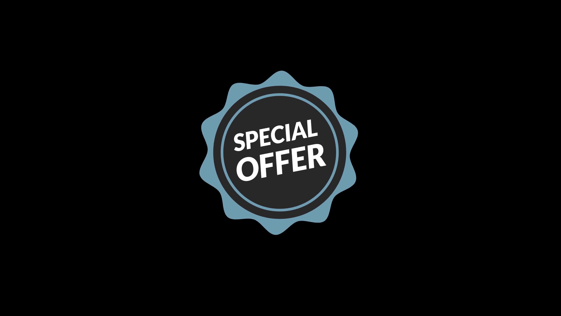 Special Offer Word Animation Motion Graphic Stock Footage SBV-347446091 ...