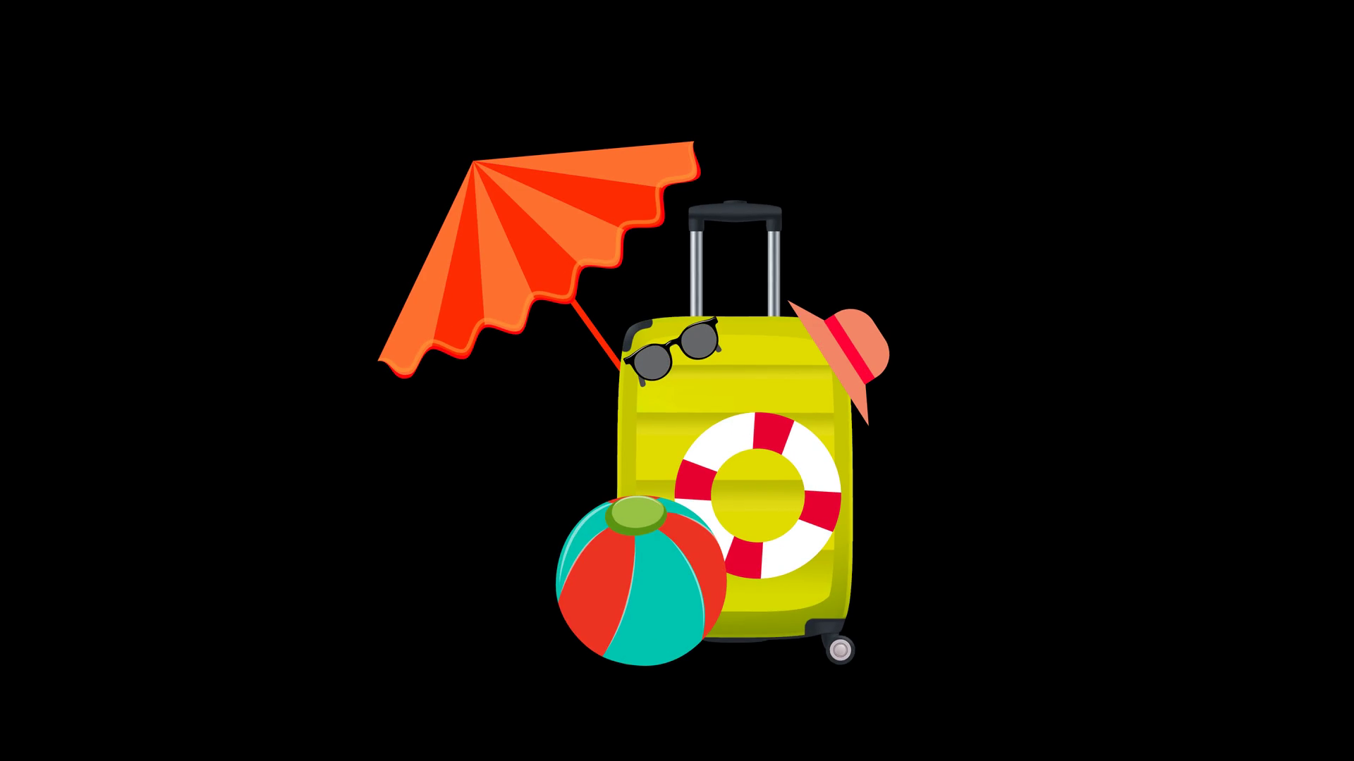 Travel Animation Summer Vacations Tourism Stock Motion Graphics SBV ...