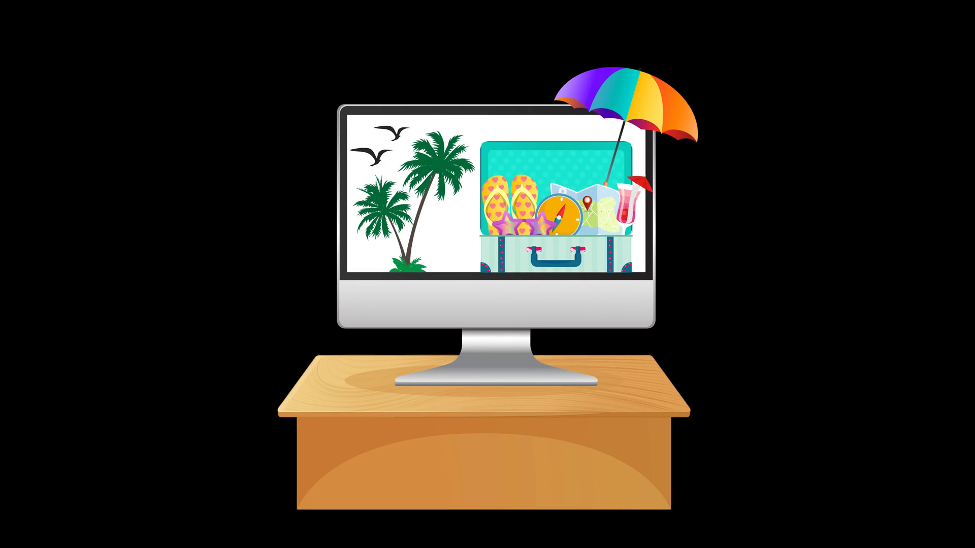 Travel Animation Summer Vacations Tourism Stock Motion Graphics SBV ...