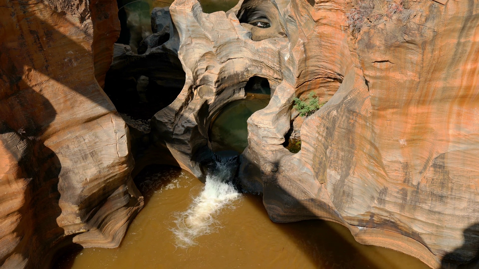 View Of Famous Scenic Bourkes Luck Potholes Stock Footage SBV-353484270 ...