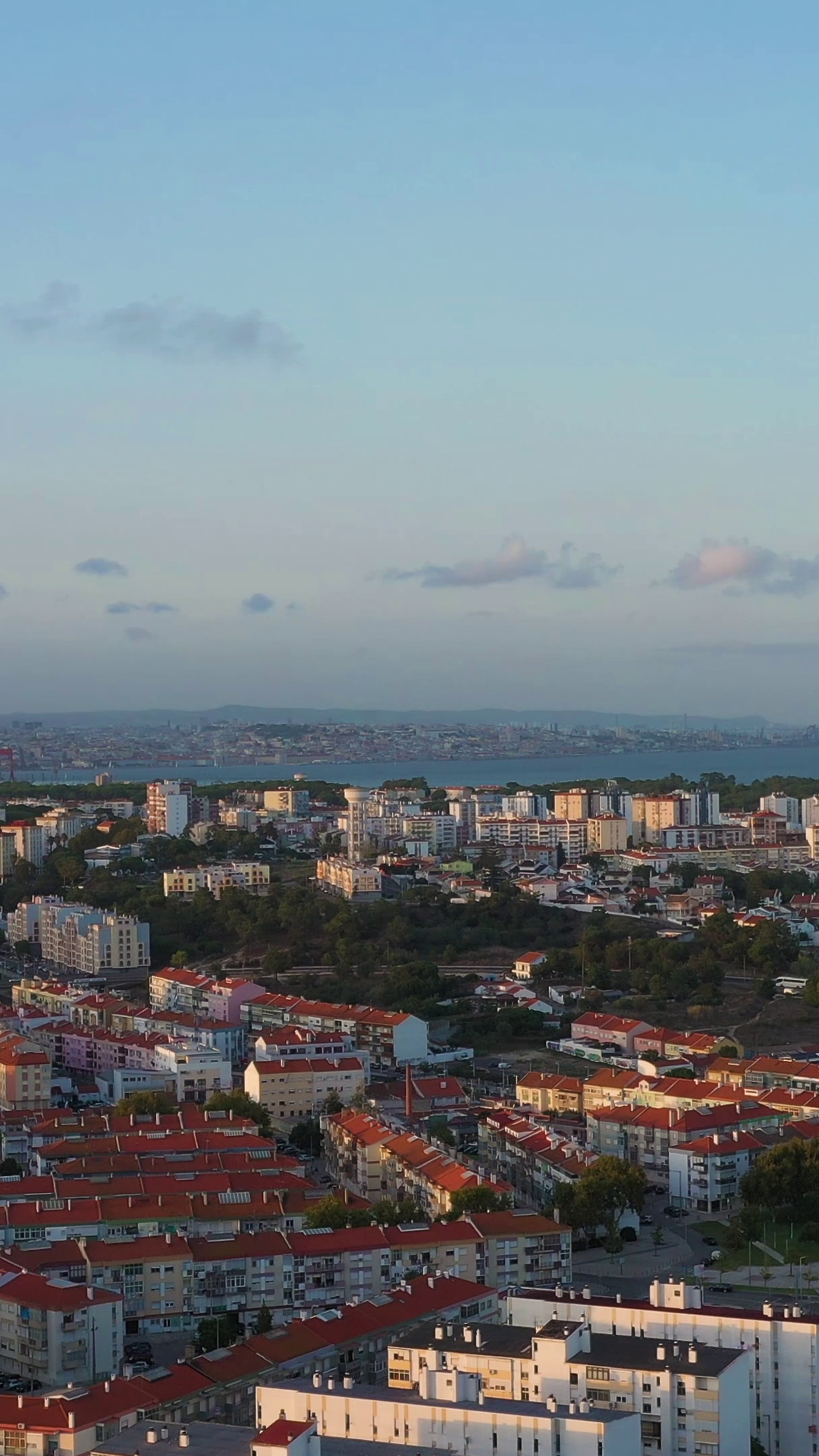 Almada Corroios Lisbon Portugal Aerial View Stock Footage SBV-353035683 ...