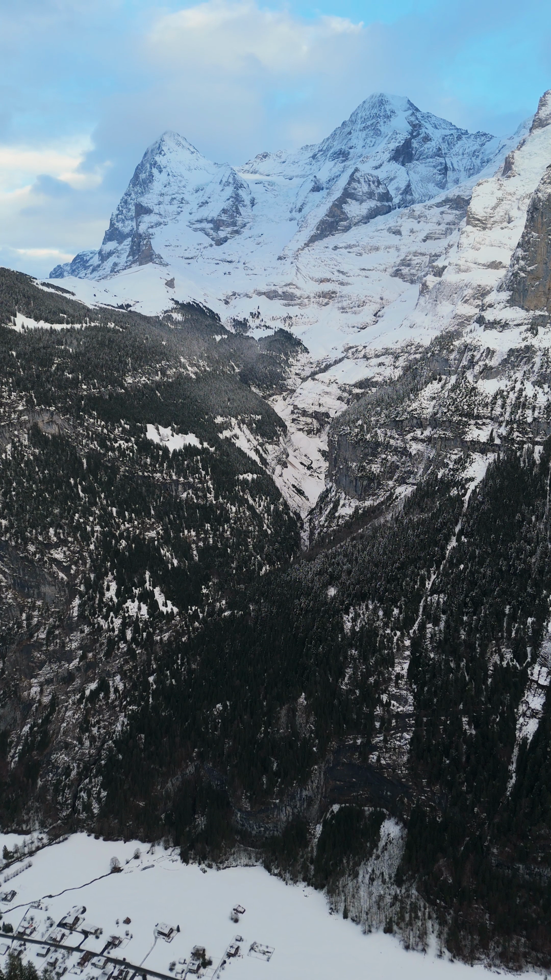 Eiger Monch Mountains In Winter Swiss Alps Stock Footage SBV-353048101 ...