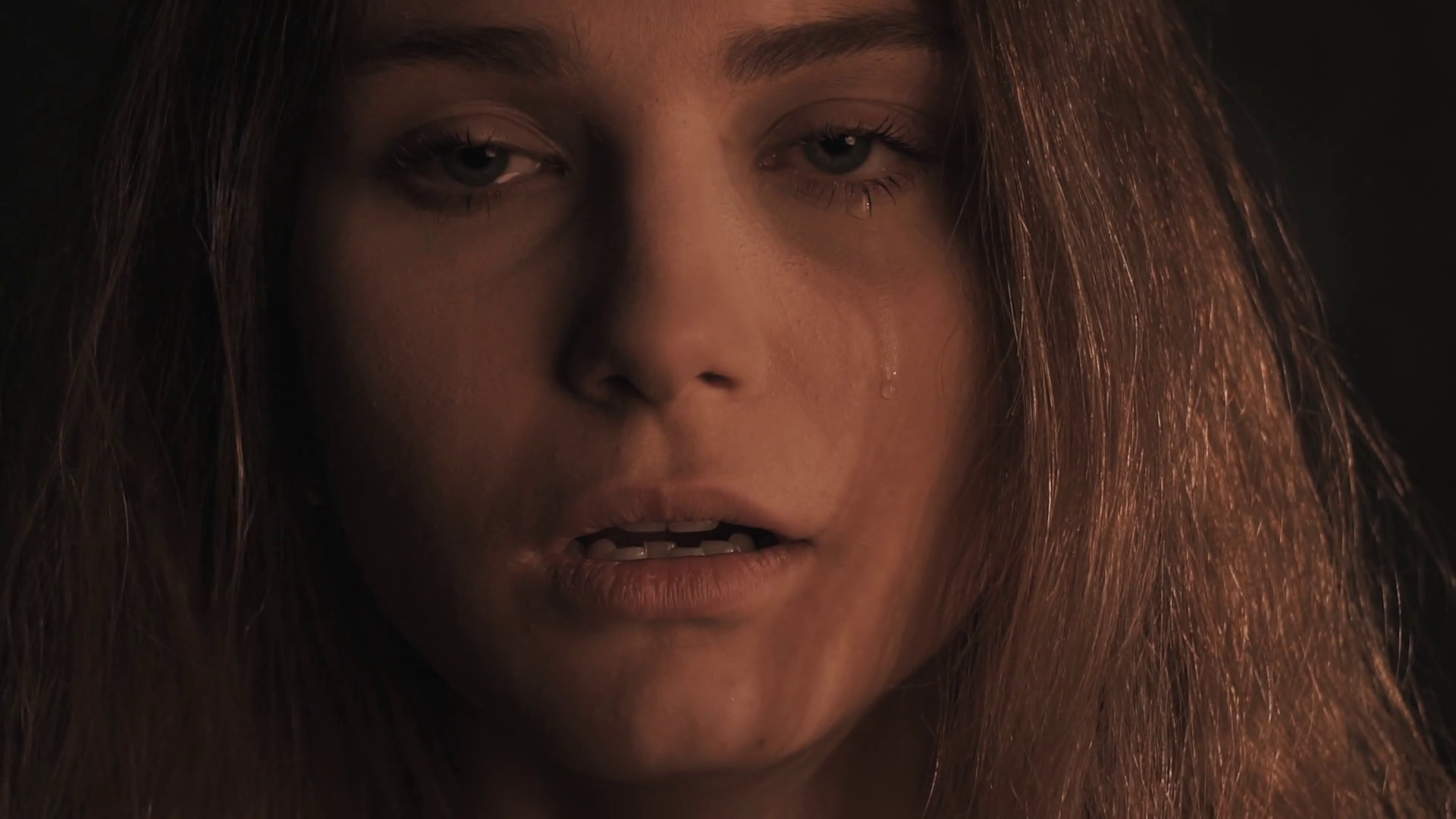 Woman is crying in the dark Stock Video Footage 00:27 SBV-337767371 ...