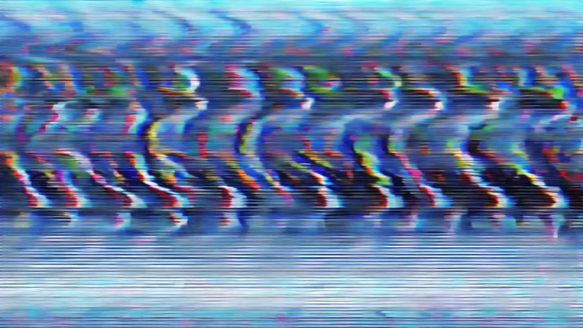 Abstract Digital Art Signal Disruption Stock Motion Graphics SBV ...