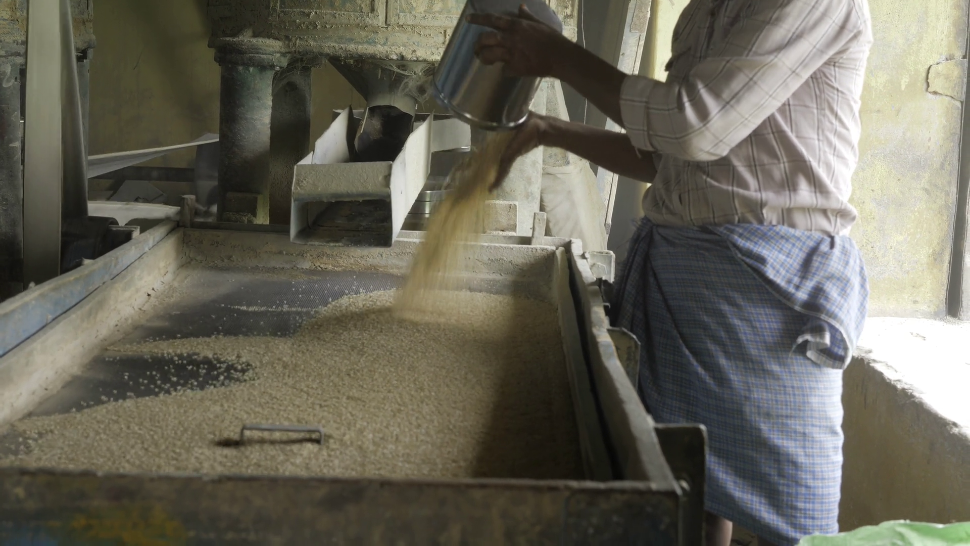 Efficient Rice Milling - Modern Approach Stock Footage SBV-353129434 ...