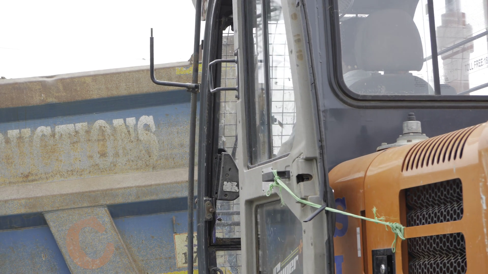 Jcb Crane In Action - Close-up Look At Stock Footage SBV-353491032 ...