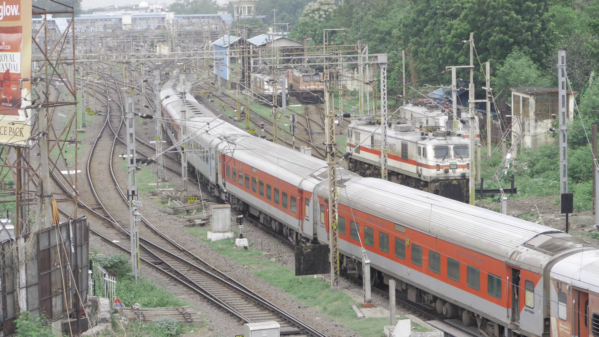 Exploring Train Tracks - Journey Through Stock Footage SBV-353122678 ...