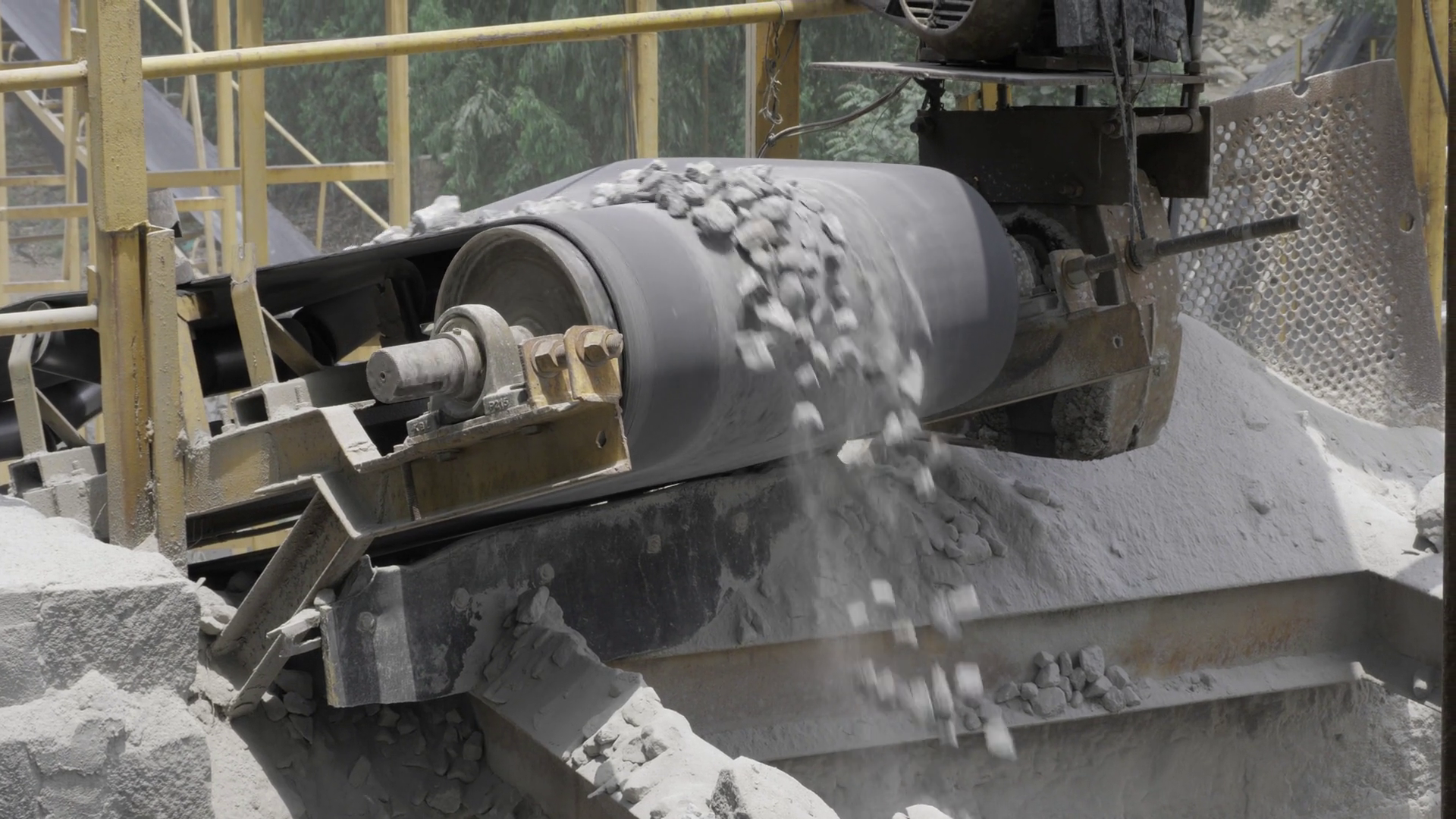 Unrivaled Rock Crushing Power - Close-up Stock Footage SBV-352571929 ...