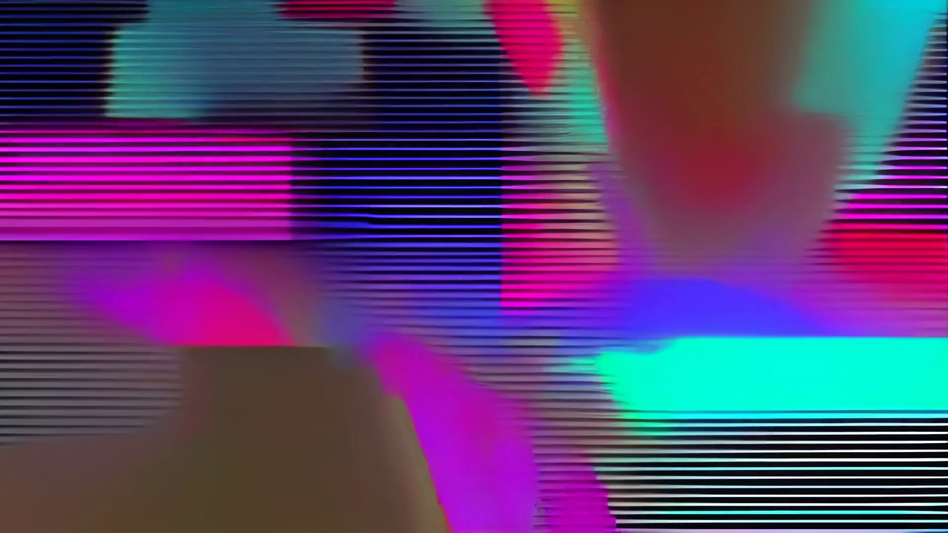 A Glitchy Static-filled Image With Colorful Stock Motion Graphics SBV ...