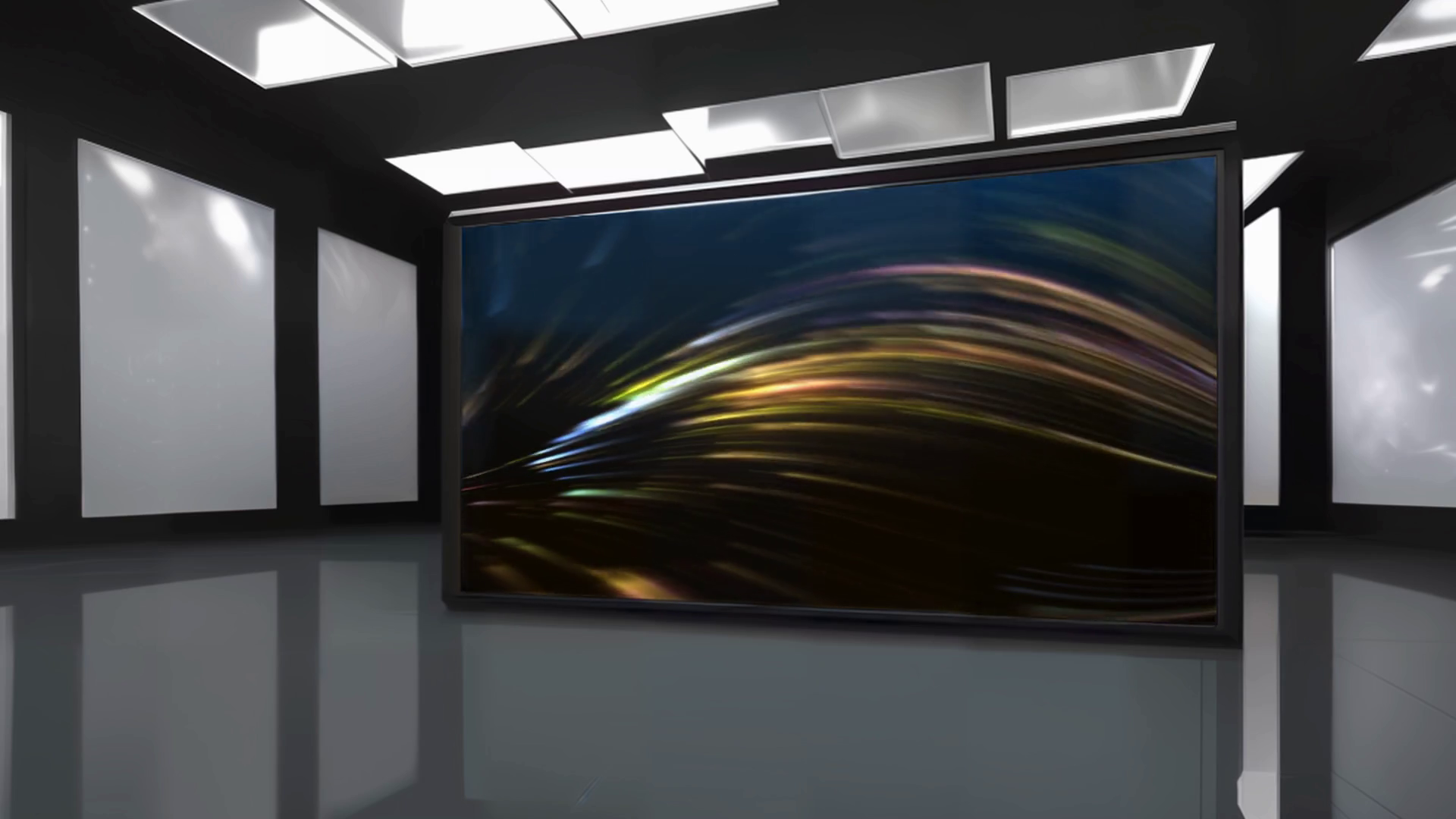 Futuristic 3d Virtual Tv Studio - Stock Footage SBV-347701787 - Storyblocks