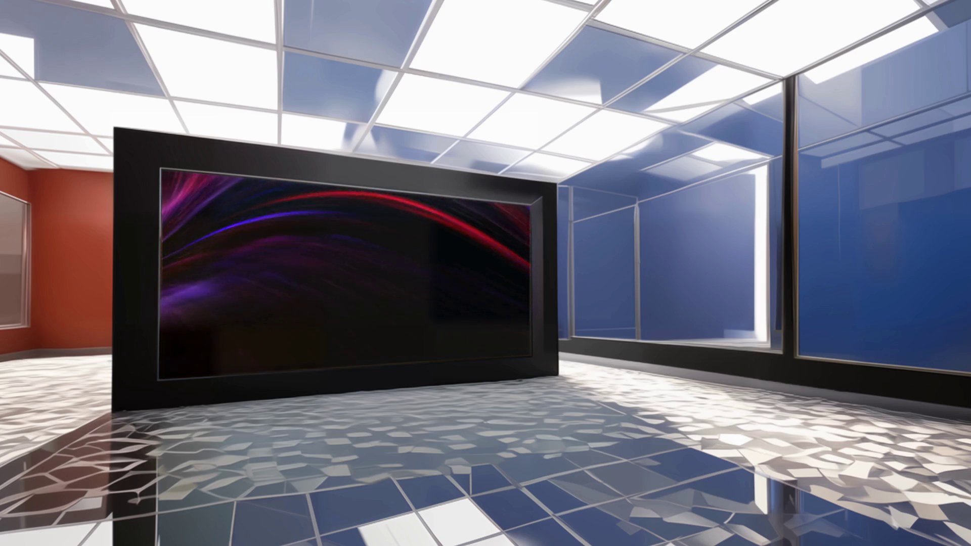 Cutting-edge Broadcasting - 3d Virtual Tv Stock Footage SBV-347701999 ...