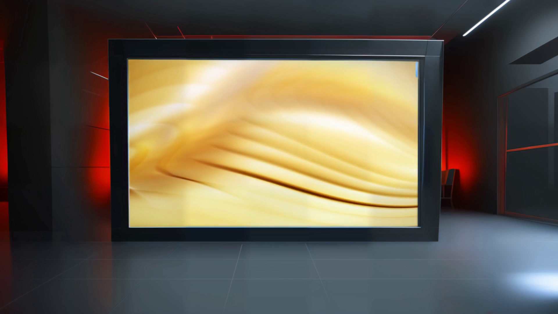 Interactive Broadcasting - 3d Virtual Tv Stock Footage SBV-347701547 ...