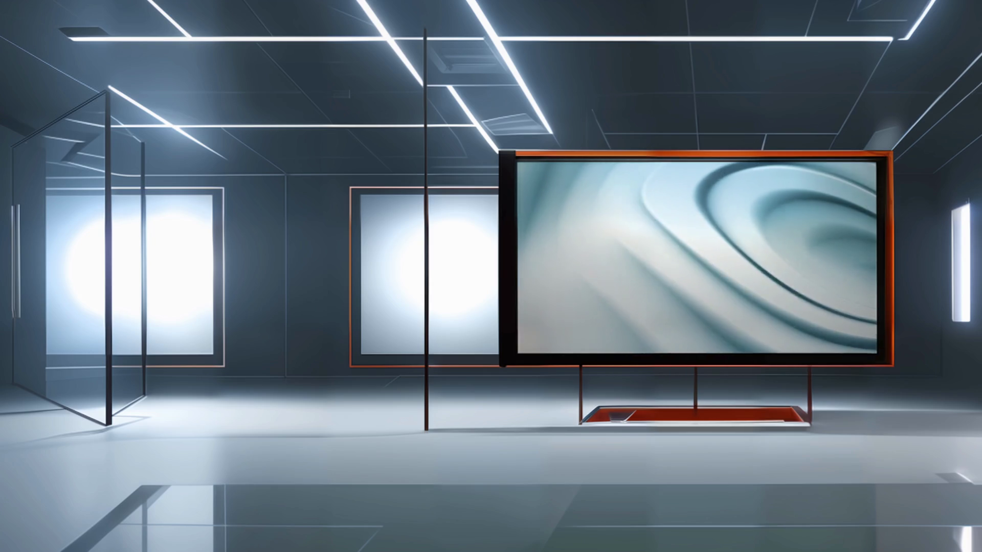 Dynamic News Studio - Virtual Green Screen Stock Footage SBV-347701558 - Storyblocks