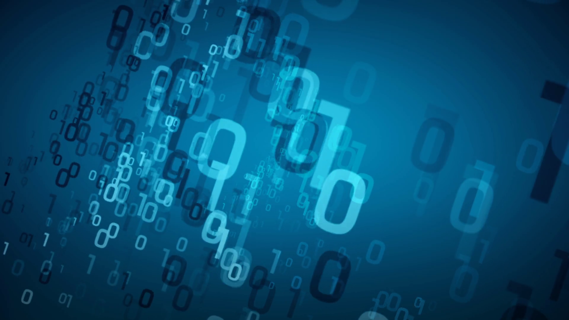 Digital Binary Code Binary Data Constantly Stock Motion Graphics SBV ...