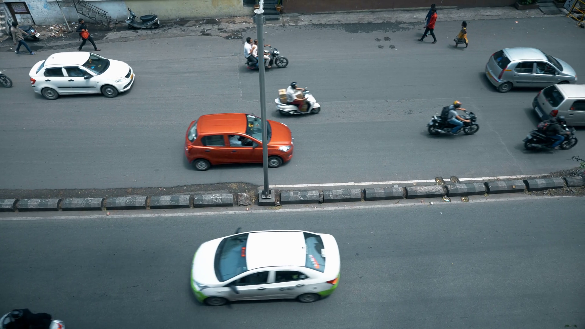 Highway Traffic Vehicles Driving In Hyderabad Stock Footage SBV ...