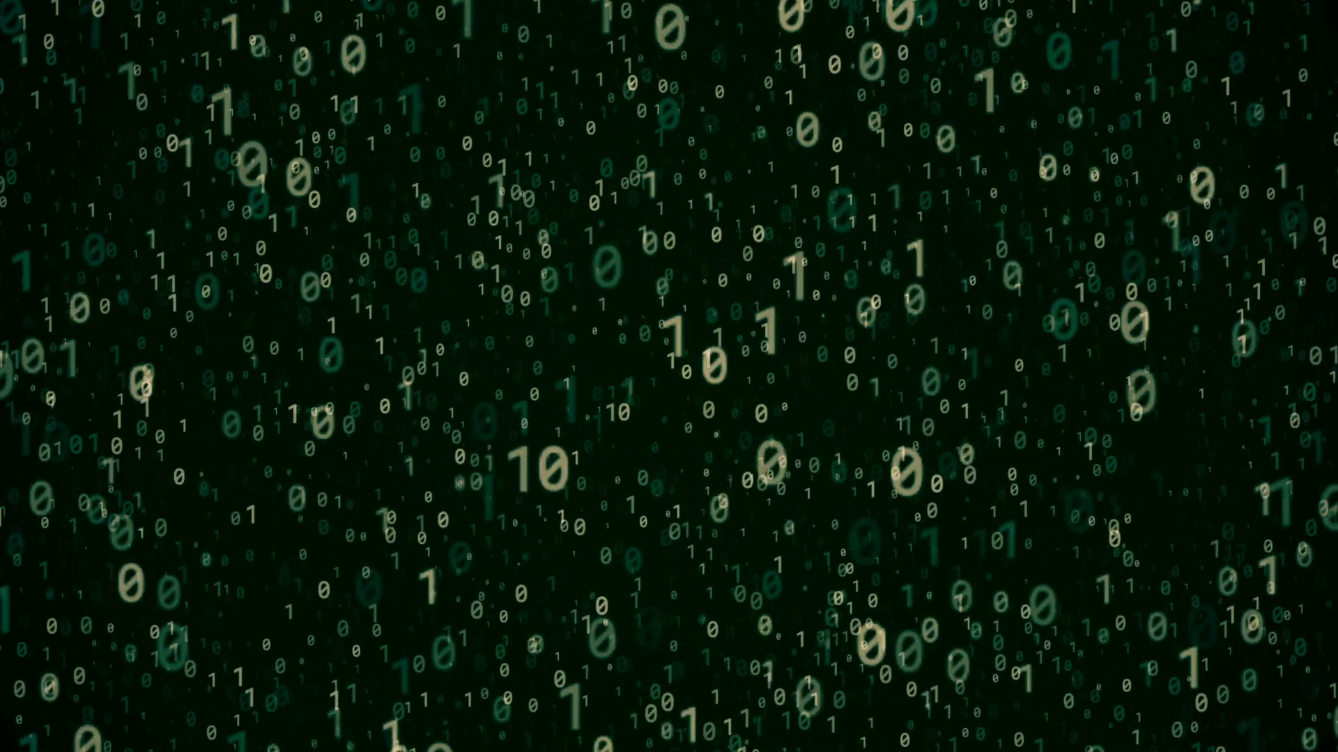 Matrix Green Binary Code Streaming Stock Motion Graphics SBV-338607185 ...
