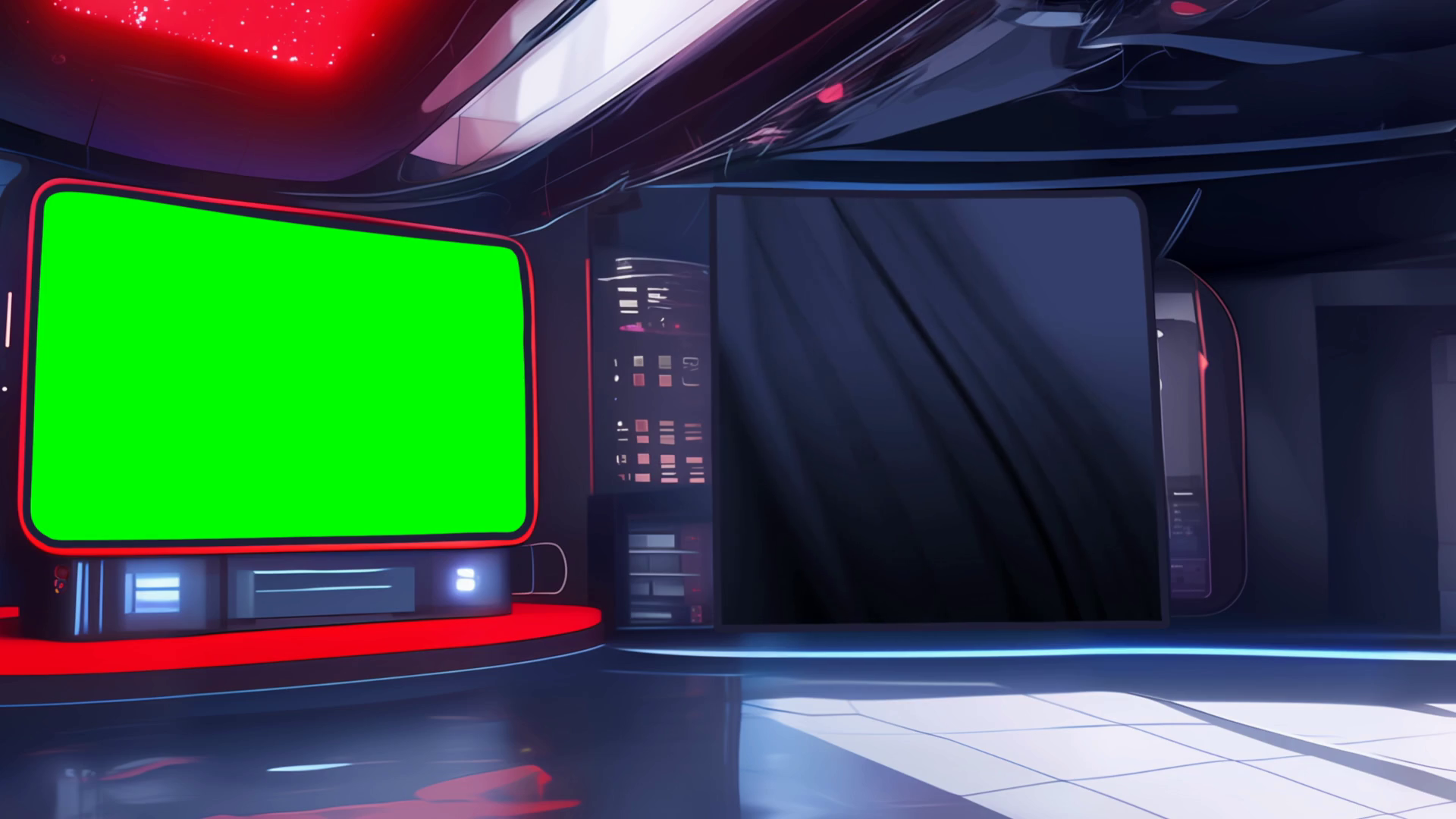 Virtual News Studio Set With Green Screen Stock Motion Graphics SBV ...