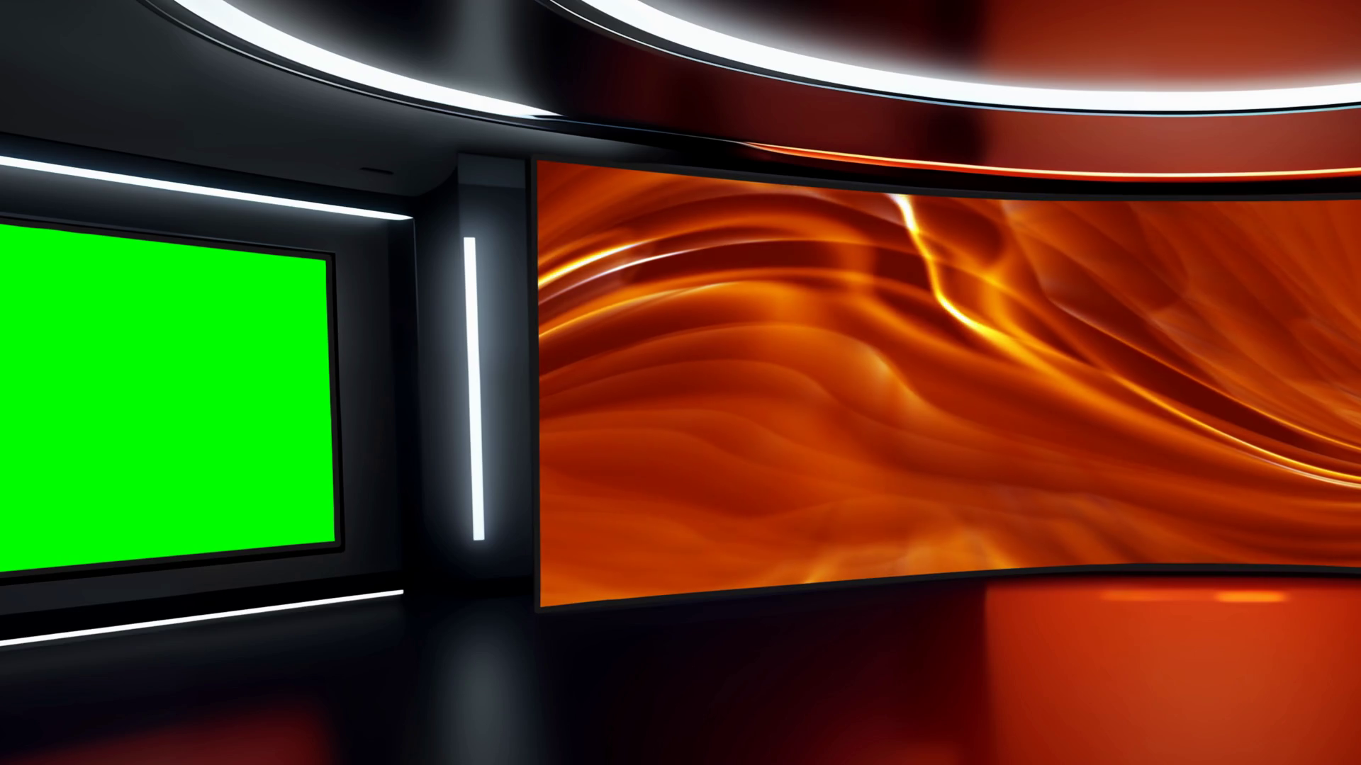 Virtual Studio Set News Production With Stock Motion Graphics SBV ...