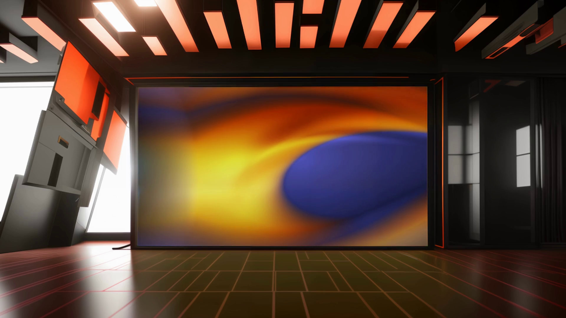 Virtual Fitness Show Set Background Loop Stock Motion Graphics SBV ...