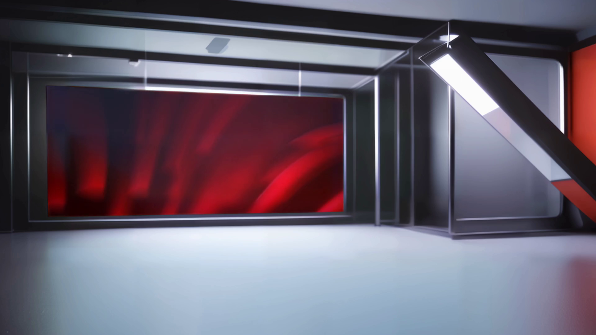 Modern Virtual Newsroom: Engaging Set Stock Footage SBV-347683921 ...