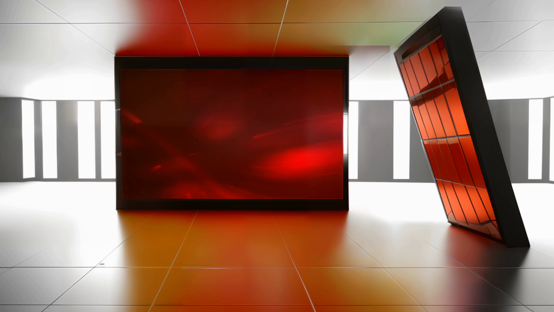 Captivating News Studio Setup: Interactive Stock Footage SBV-347684001 ...