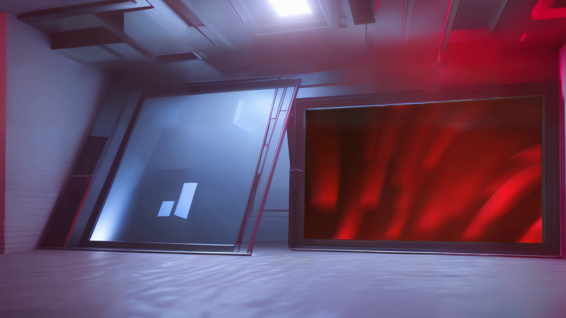 Sleek Virtual Studio Environment: Modern Set Stock Footage SBV ...