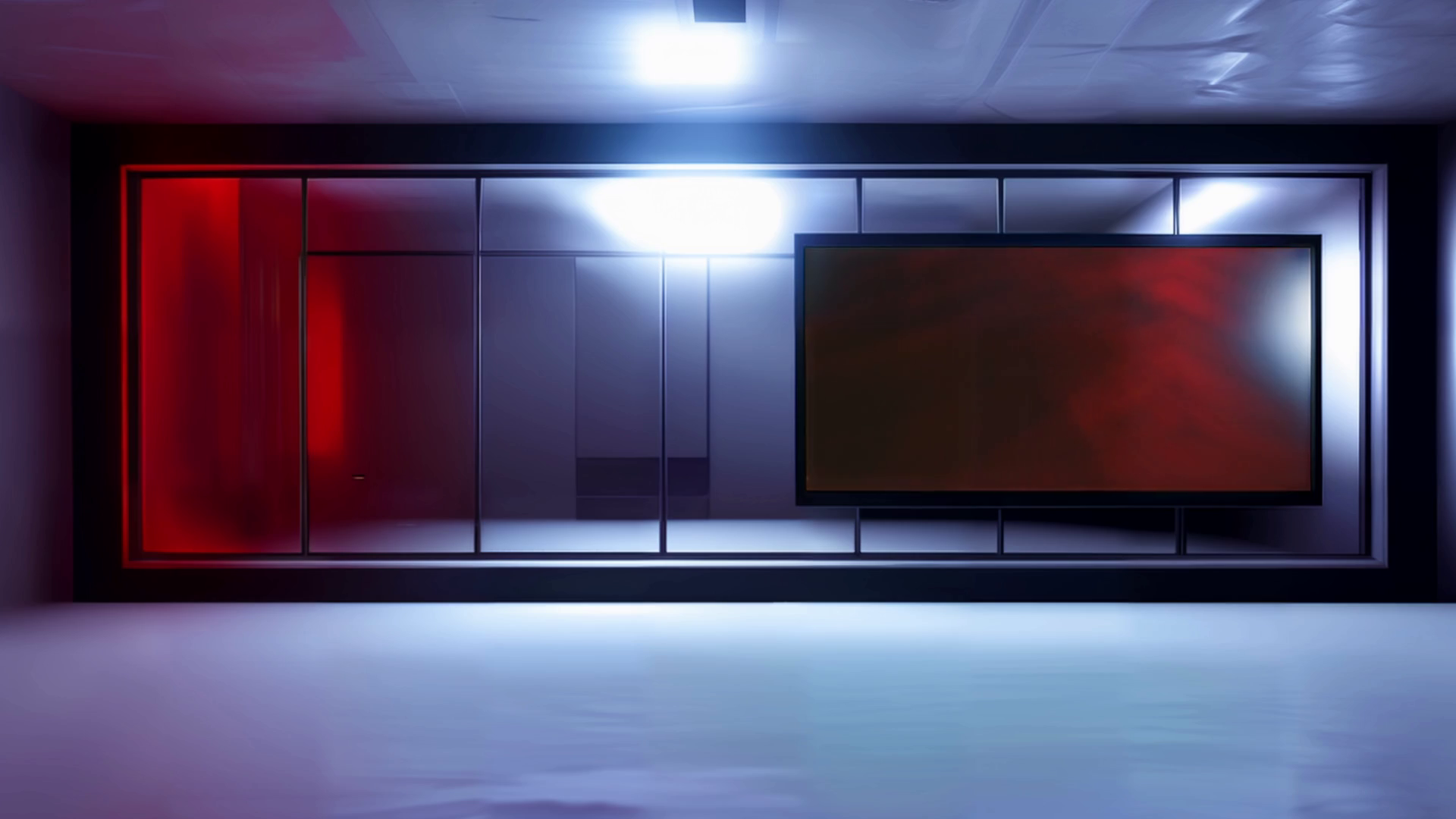 Interactive 3d Virtual Newsroom: Dynamic Set Stock Footage SBV ...