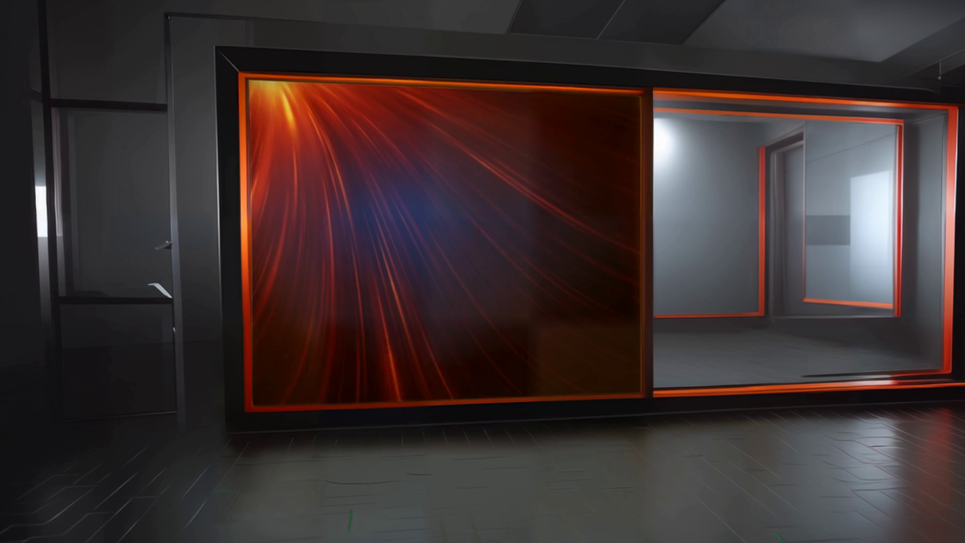 Modern Tv Studio Display: Innovative Virtual Stock Footage SBV ...