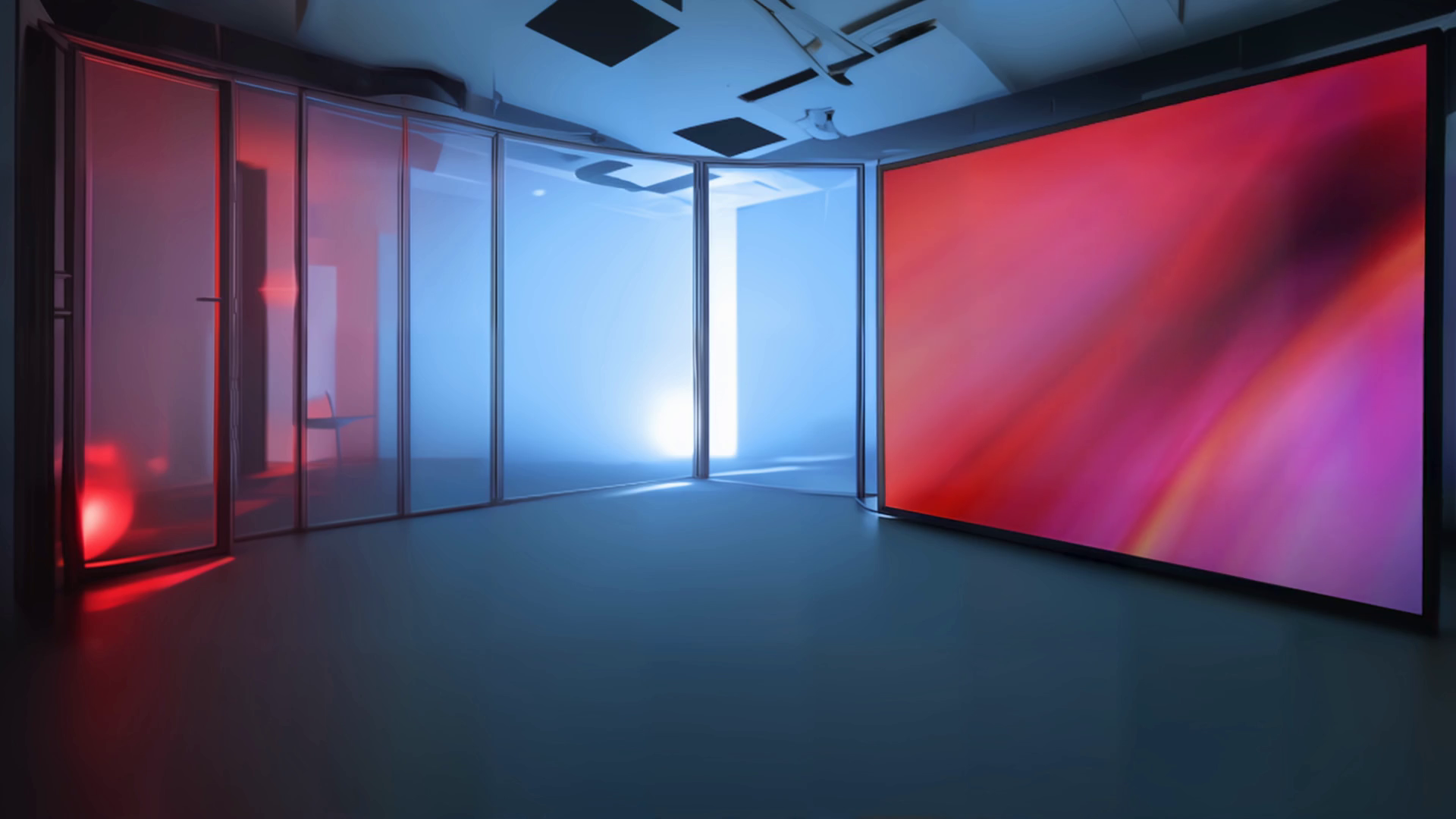 Immersive Virtual Tv Studio Background Loop Stock Motion Graphics SBV ...