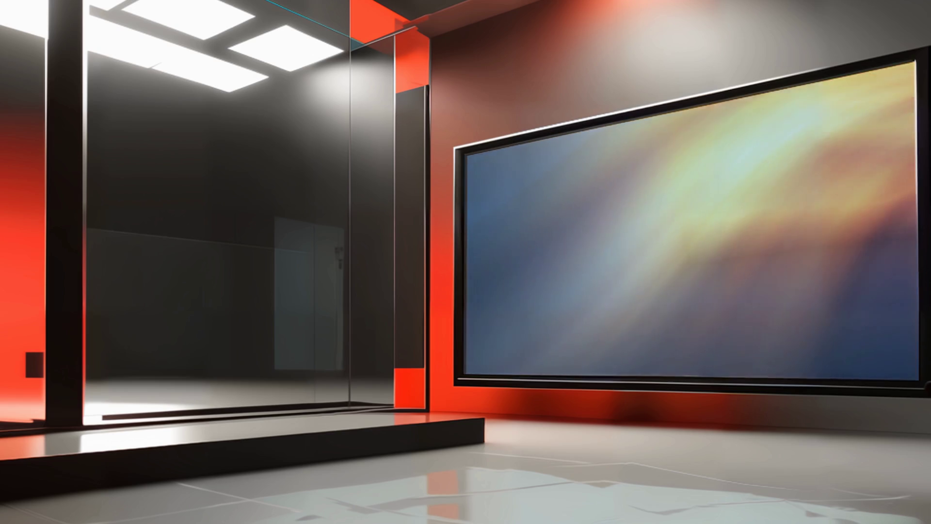 Immersive Virtual Tv Studio Background Loop Stock Motion Graphics SBV ...