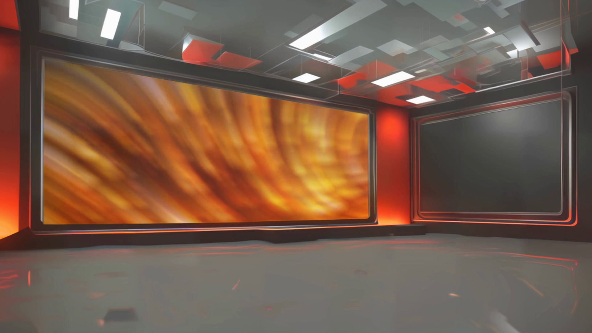 Immersive Virtual Tv Studio Background Loop Stock Motion Graphics SBV ...