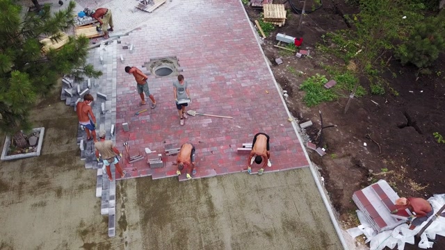 Paving Tiles | People stock footage - Storyblocks