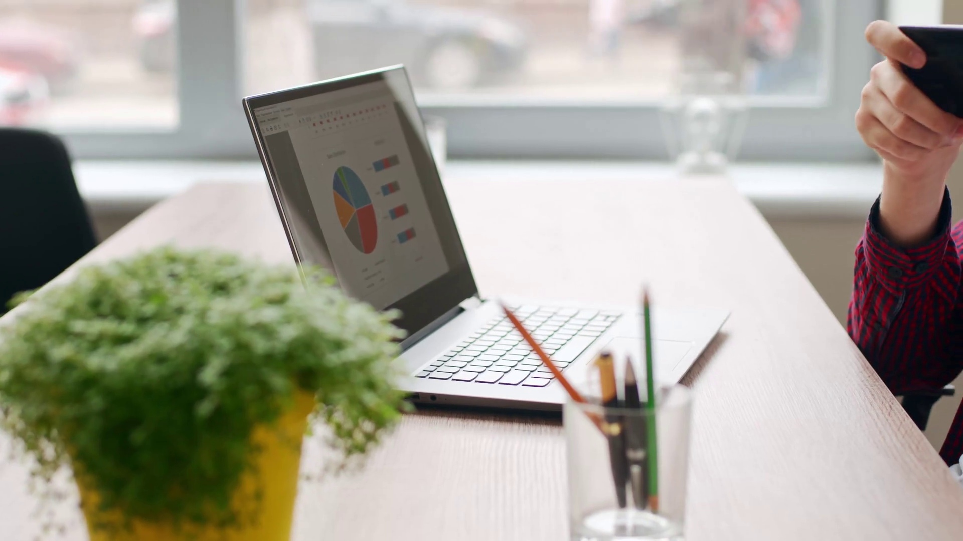 Office Worker Distracted From Work Using Stock Footage SBV-347240323 ...