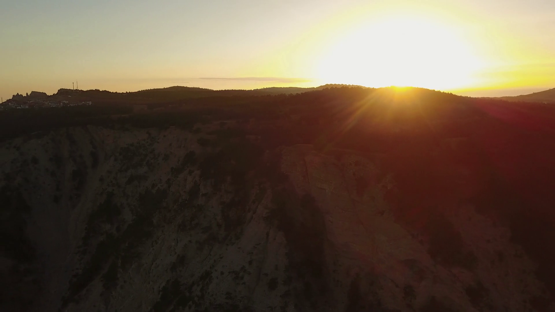 Cinematic Aerial Shot Of Rocky Mountains On Stock Footage SBV-347305567 ...