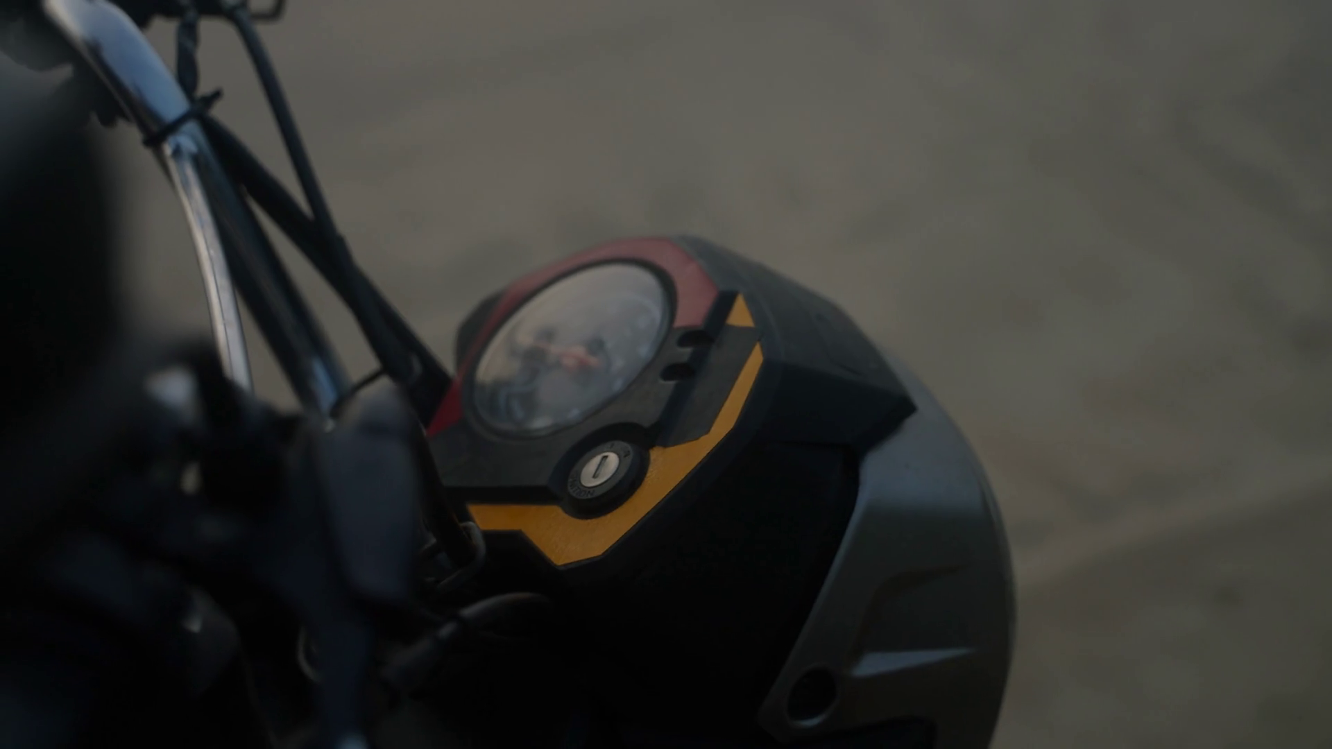 Biker Hand Inserts Key Into Ignition Of Stock Footage SBV-348482686 ...