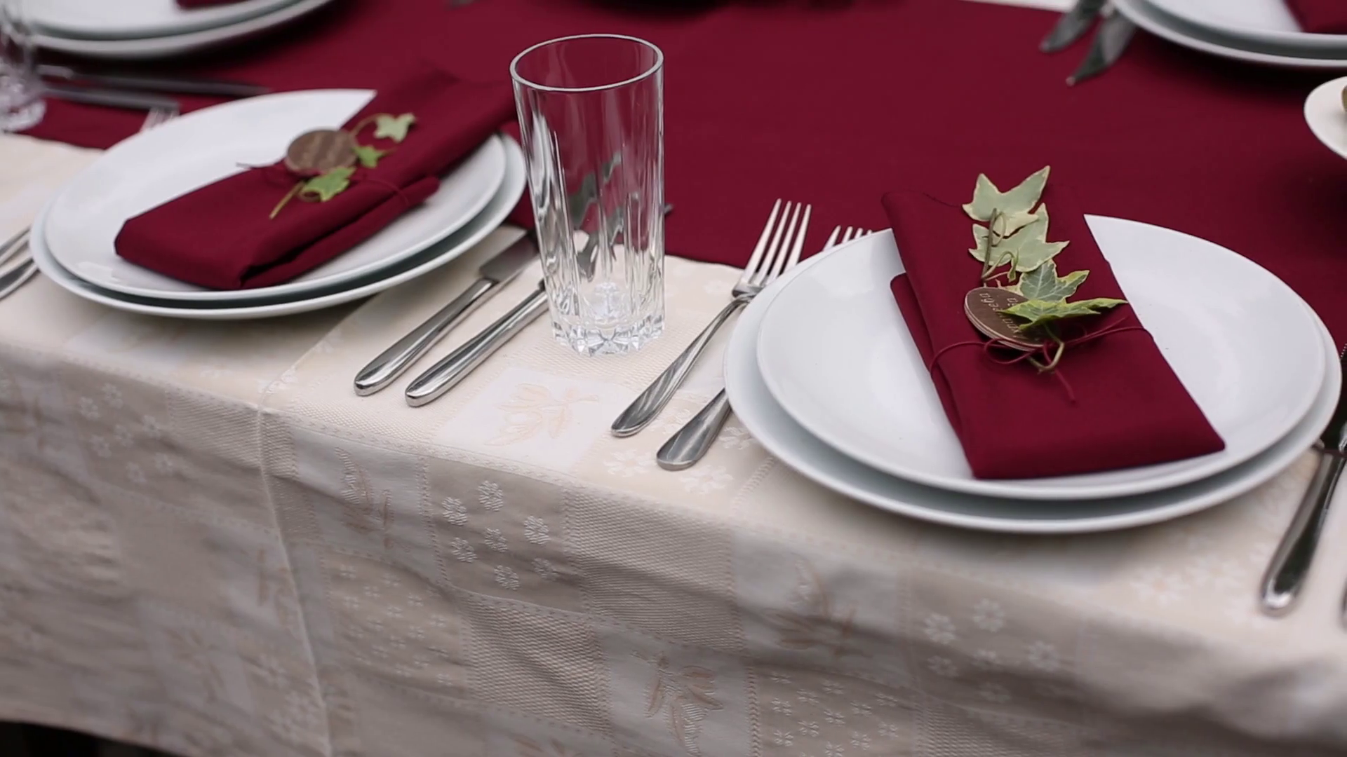 Elegant Table Setting At Festive Event With Stock Footage SBV-348665995 ...
