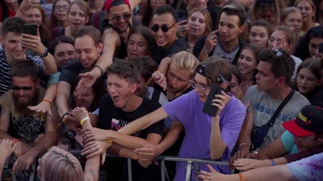 SINGER AND FANS Stock Footage: Royalty-Free Video Clips - Storyblocks