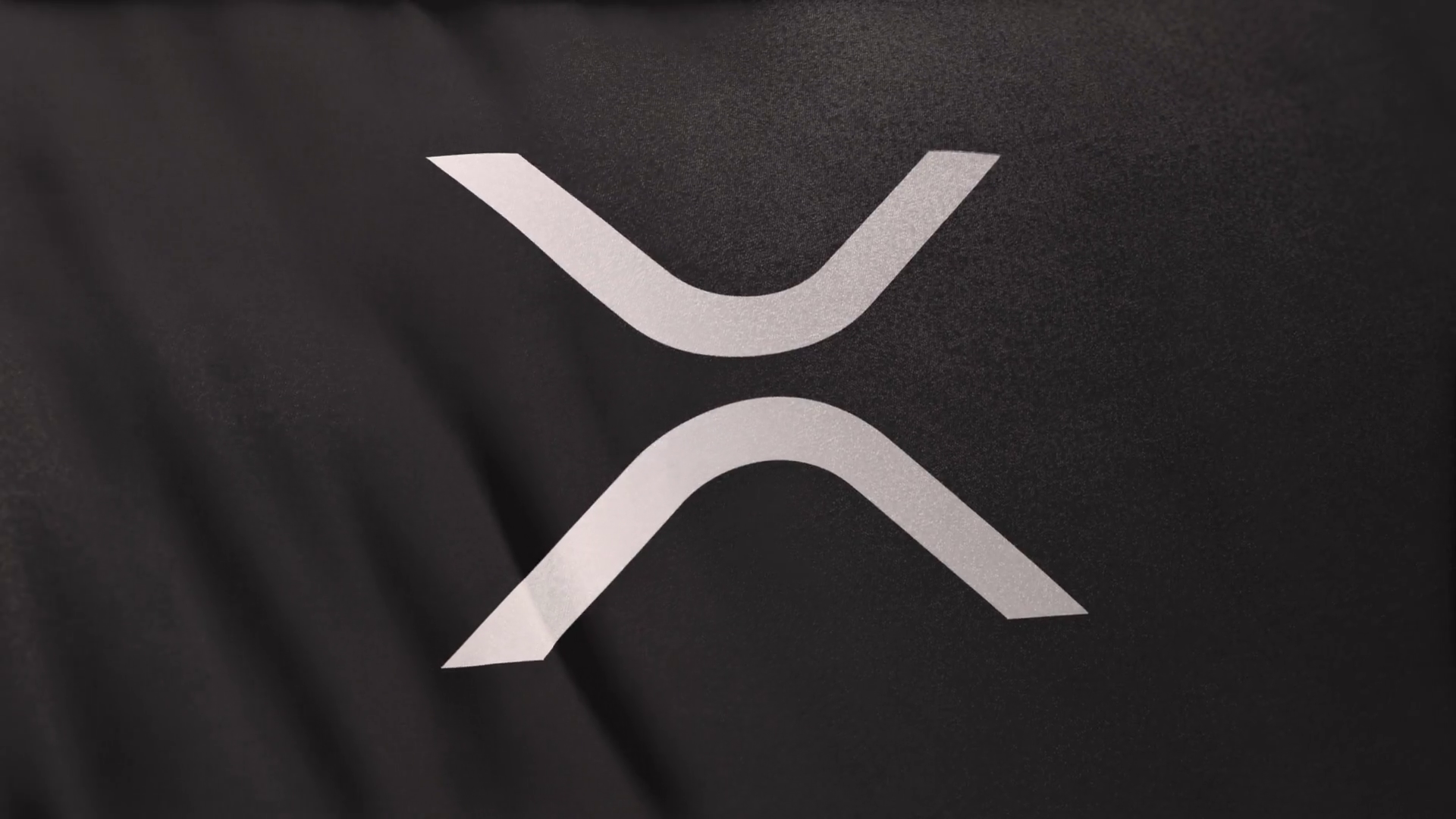Xrp Ripple Coin Icon Logo On Gray Flag Stock Motion Graphics SBV ...