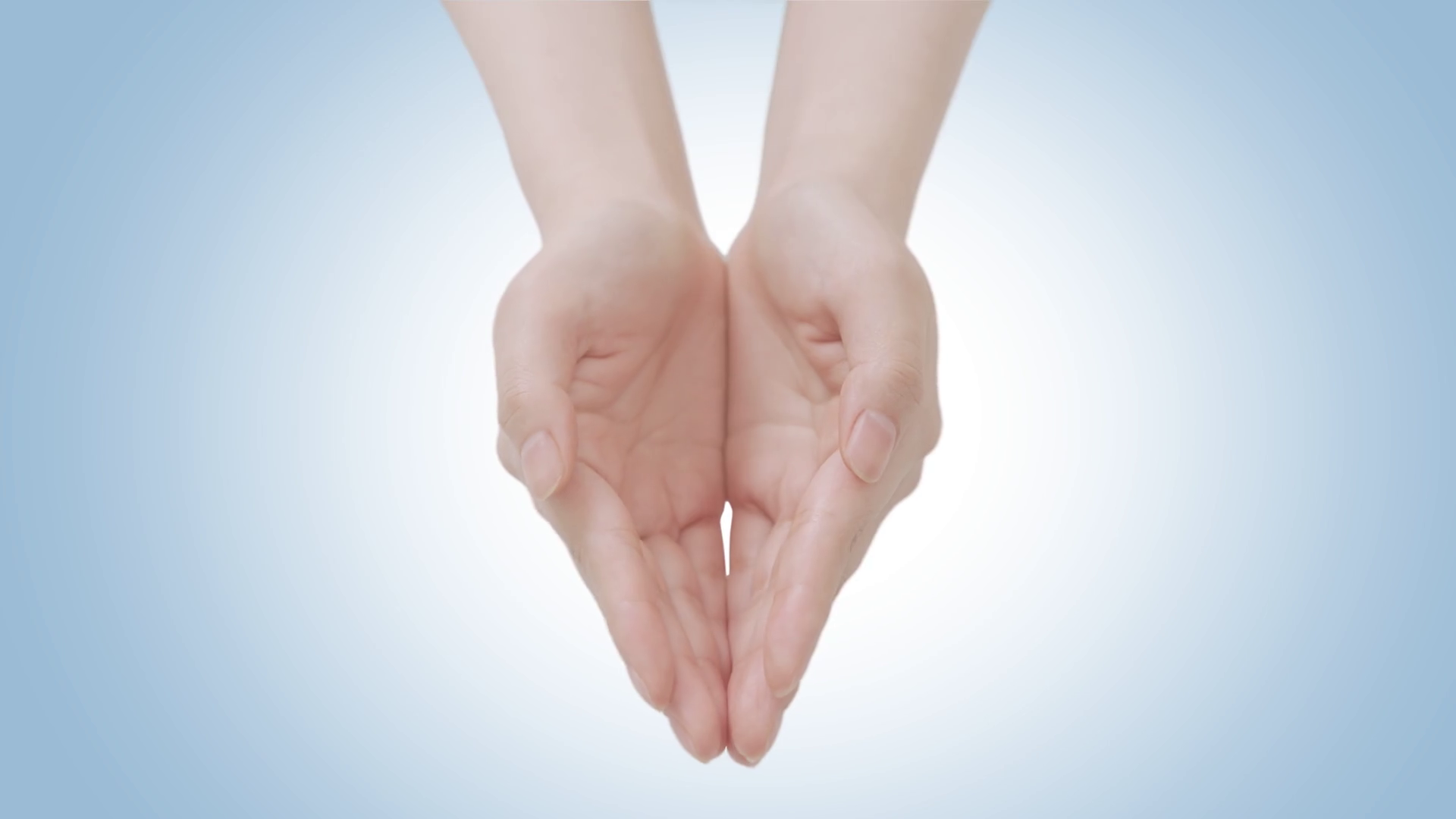 Female Hands Showing Palms Top View Giving Stock Footage SBV-347730126 ...