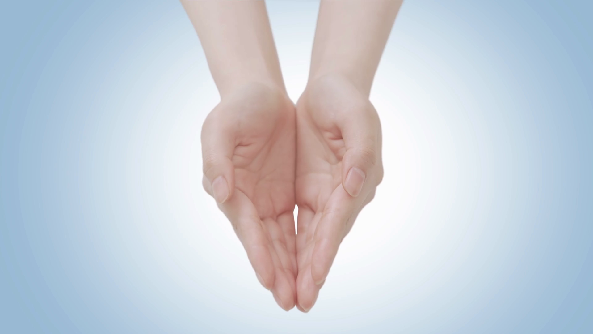 Female Beauty Hands Showing Palms Top View Stock Footage SBV-347730097 ...