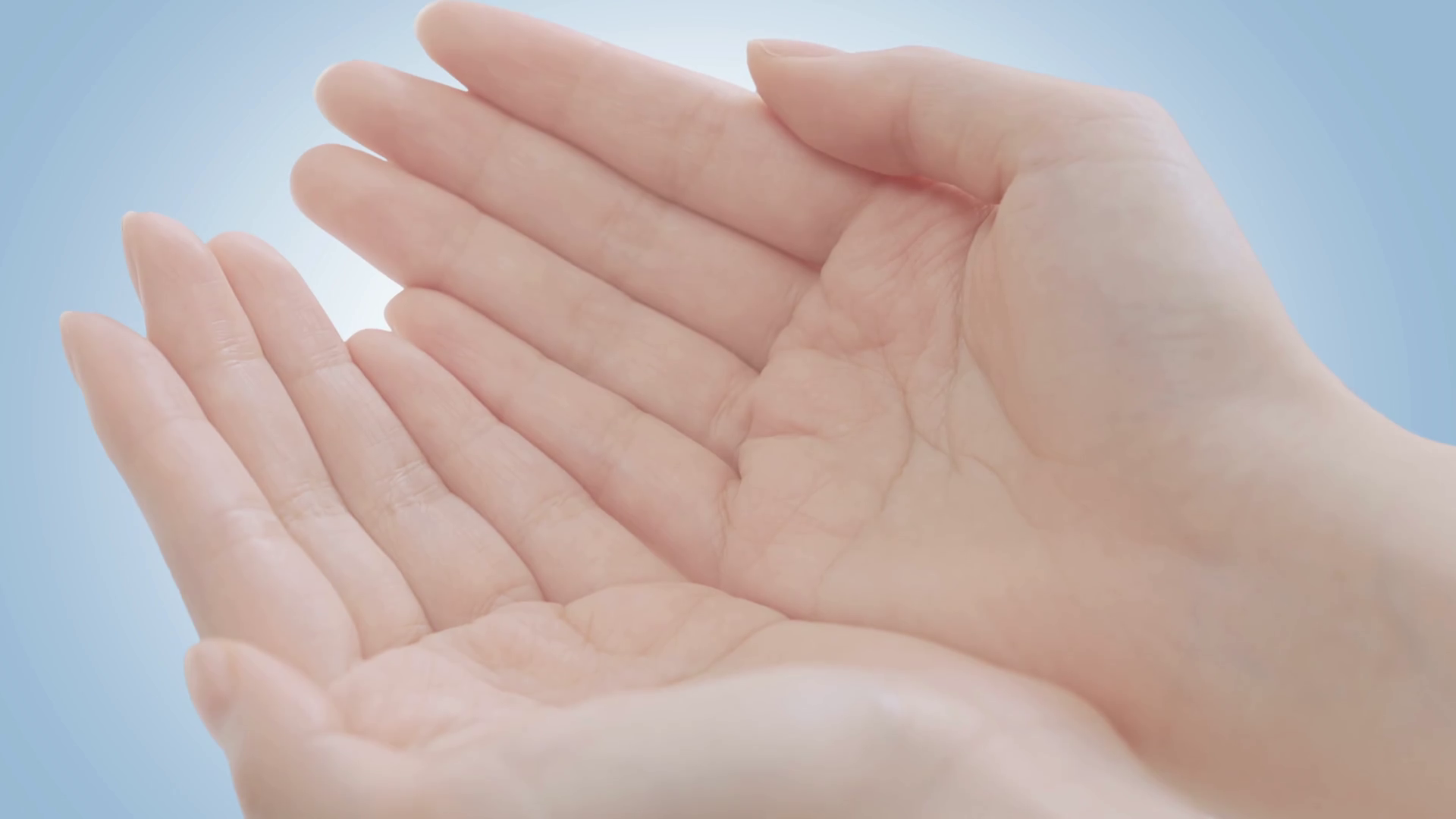 Female Beauty Hands Showing Palms Top View Stock Footage SBV-347730106 ...