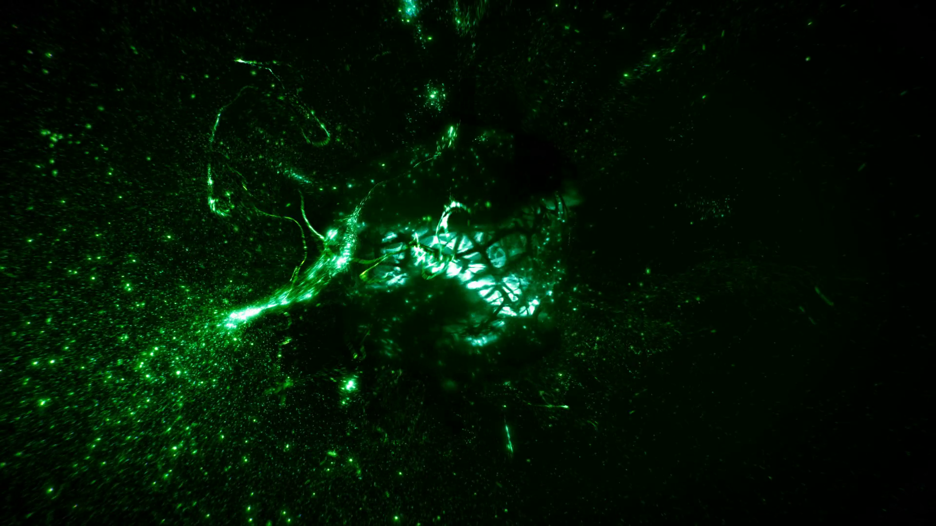 Rotating Abstract Energetic Green Glowing Stock Motion Graphics SBV-347591460 - Storyblocks