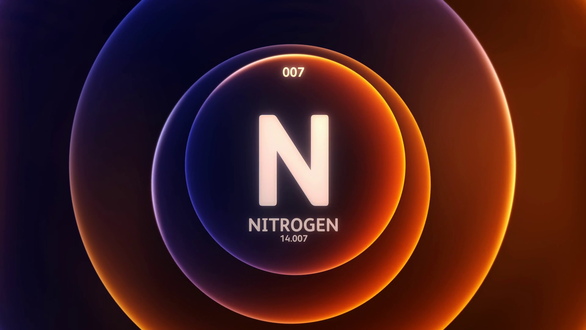 Nitrogen Element 7 Of Periodic Table Concept Stock Motion Graphics SBV ...