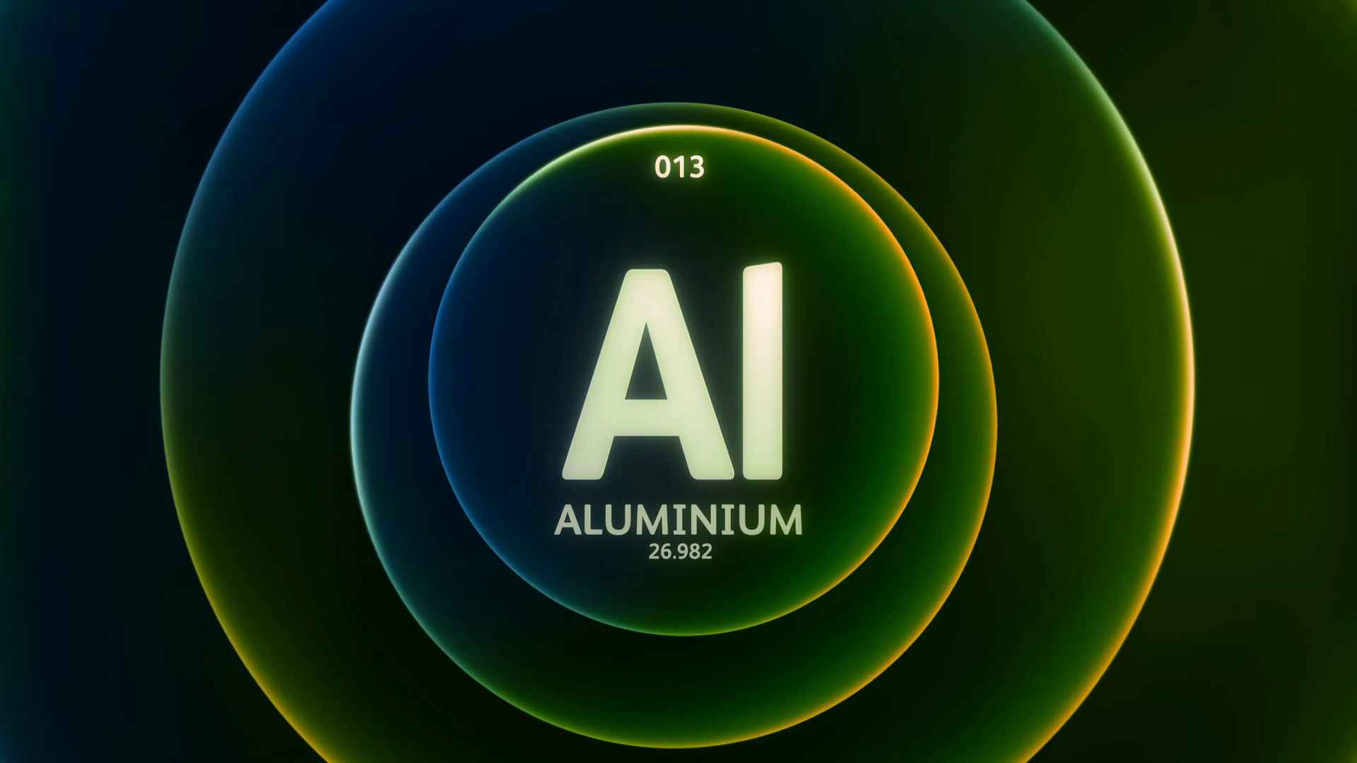 Aluminium Element 13 Of Periodic Table Stock Motion Graphics SBV ...
