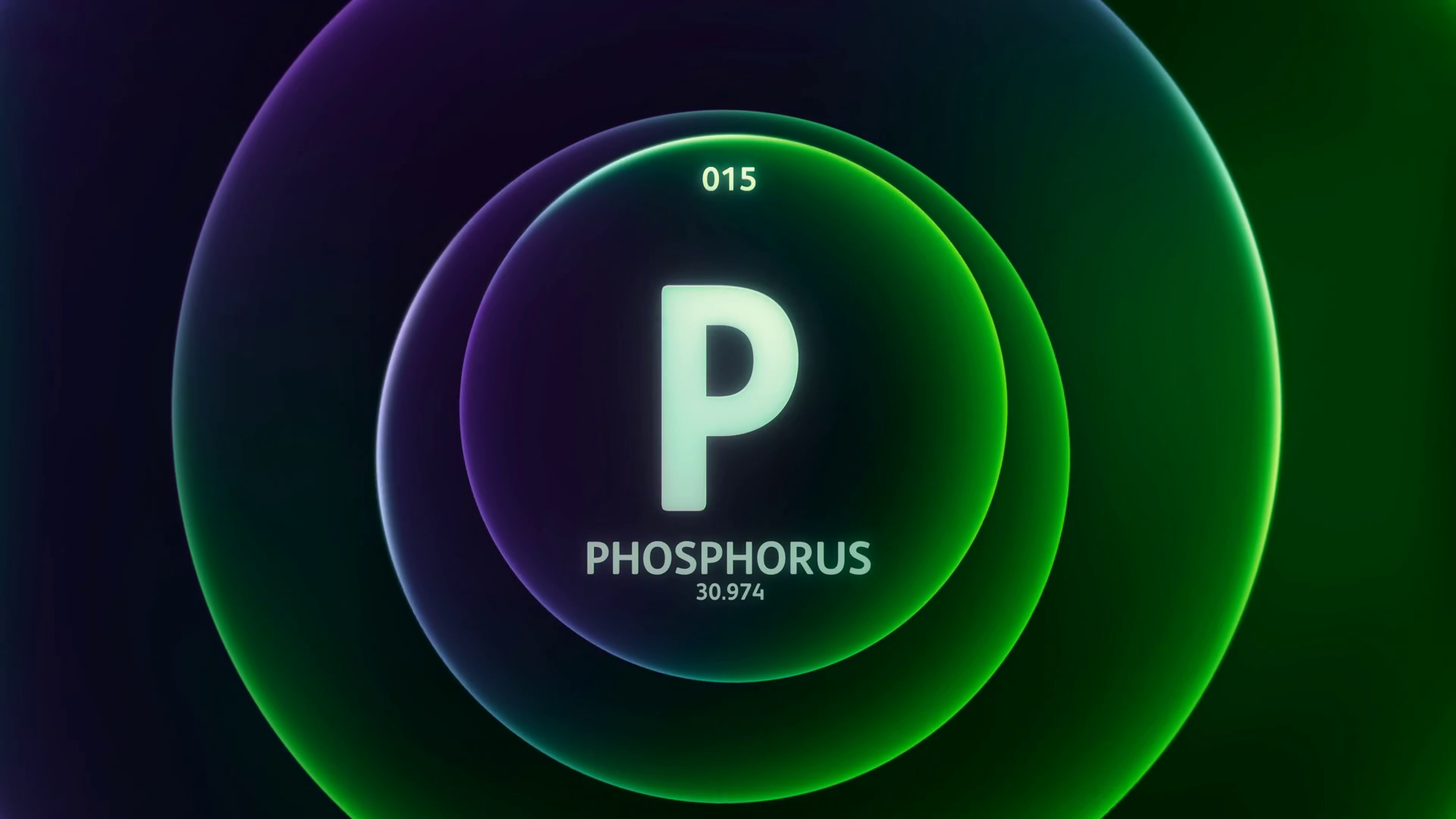 Phosphorus Element 3 Of Periodic Table Stock Motion Graphics SBV ...