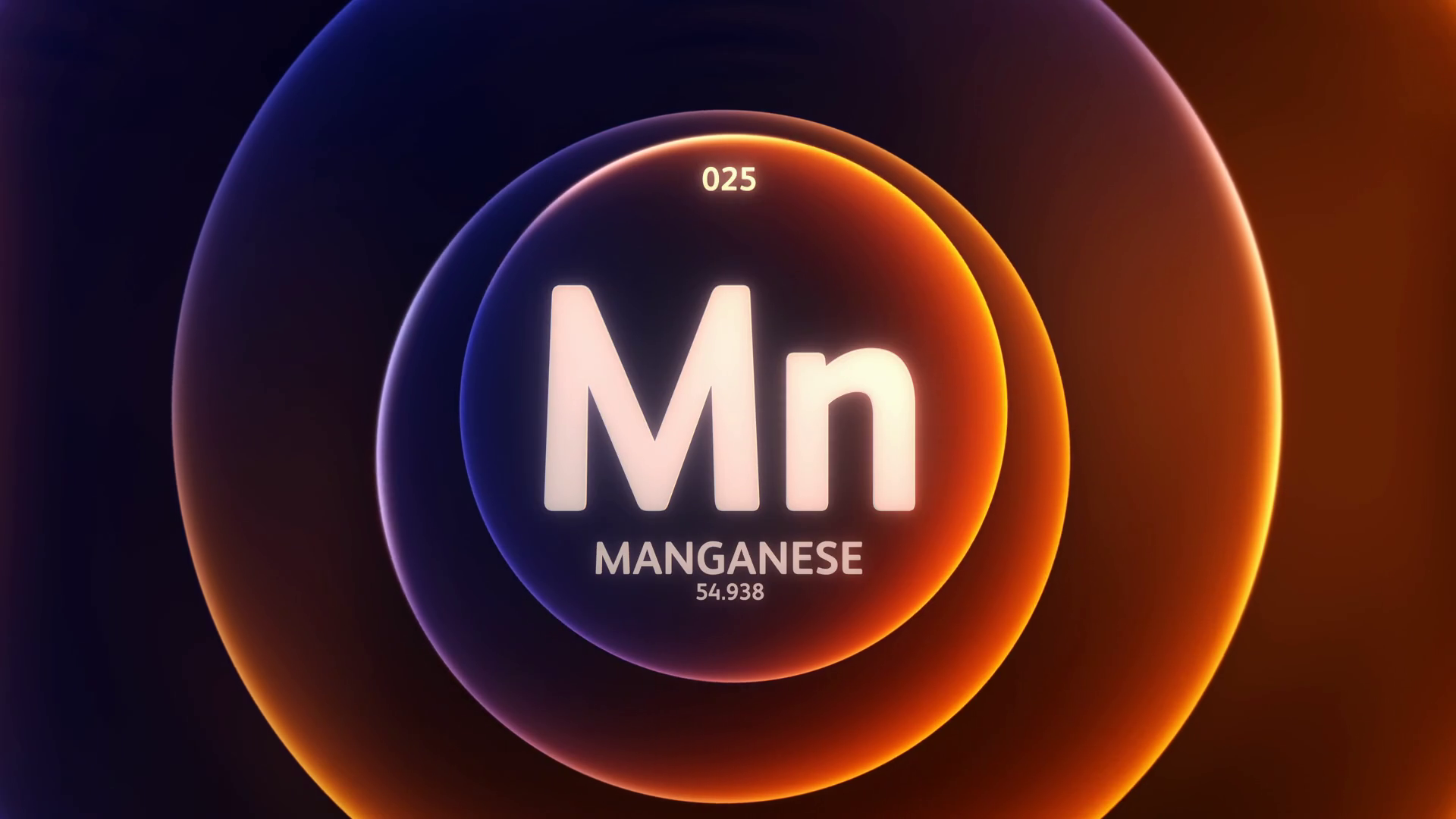 Manganese Element 25 Of Periodic Table Stock Motion Graphics SBV ...