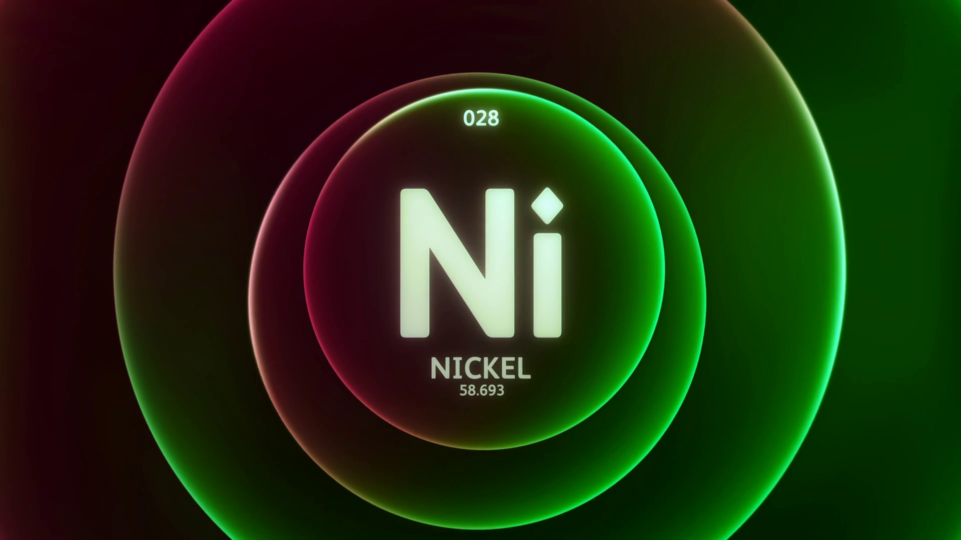 Nickel Element 28 Of Periodic Table Concept Stock Motion Graphics SBV ...