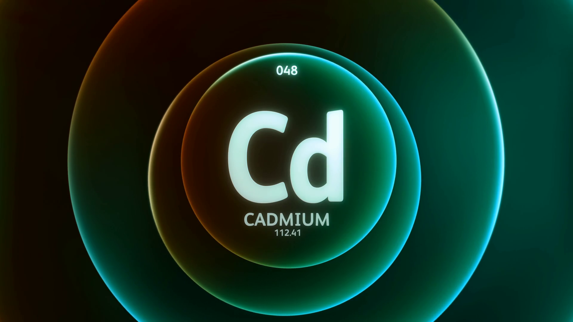 Cadmium Element 48 Of Periodic Table Concept Stock Motion Graphics SBV ...