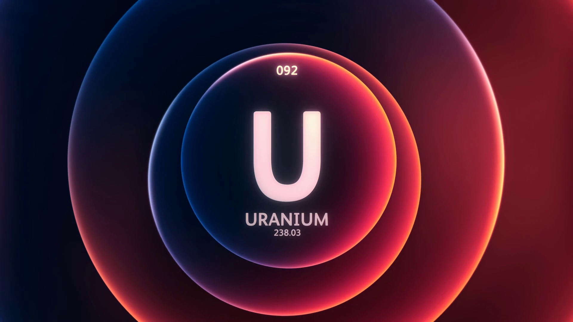 Uranium Element 3 Of Periodic Table Concept Stock Motion Graphics SBV ...