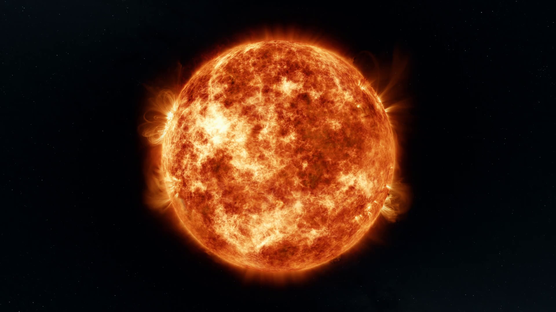 Earth's Sun In Outer Space Artistic Concept Stock Motion Graphics SBV ...